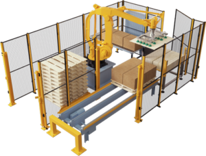 Robotic Palletizing Automation Cell | Simplimatic Automation