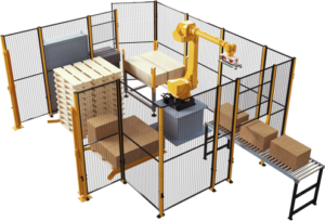 Robotic Palletizing Automation Cell | Simplimatic Automation
